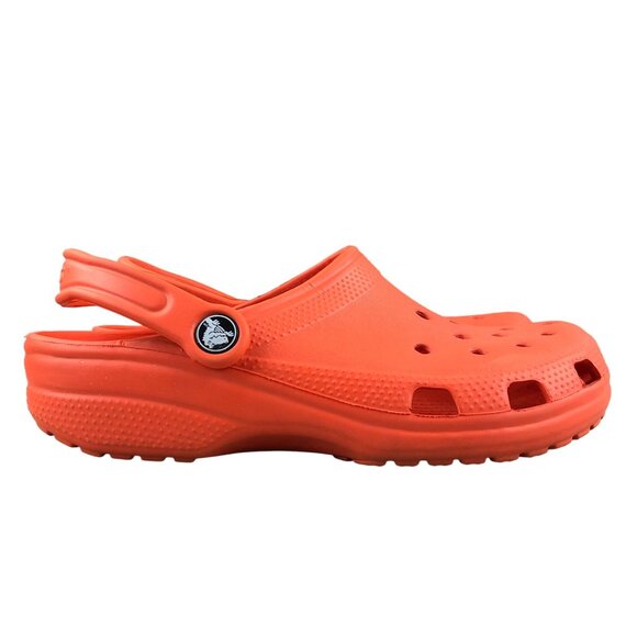 CROCS | Shoes | Crocs Unisex Size 6m 8w Classic Orange Closed Toe Slip ...